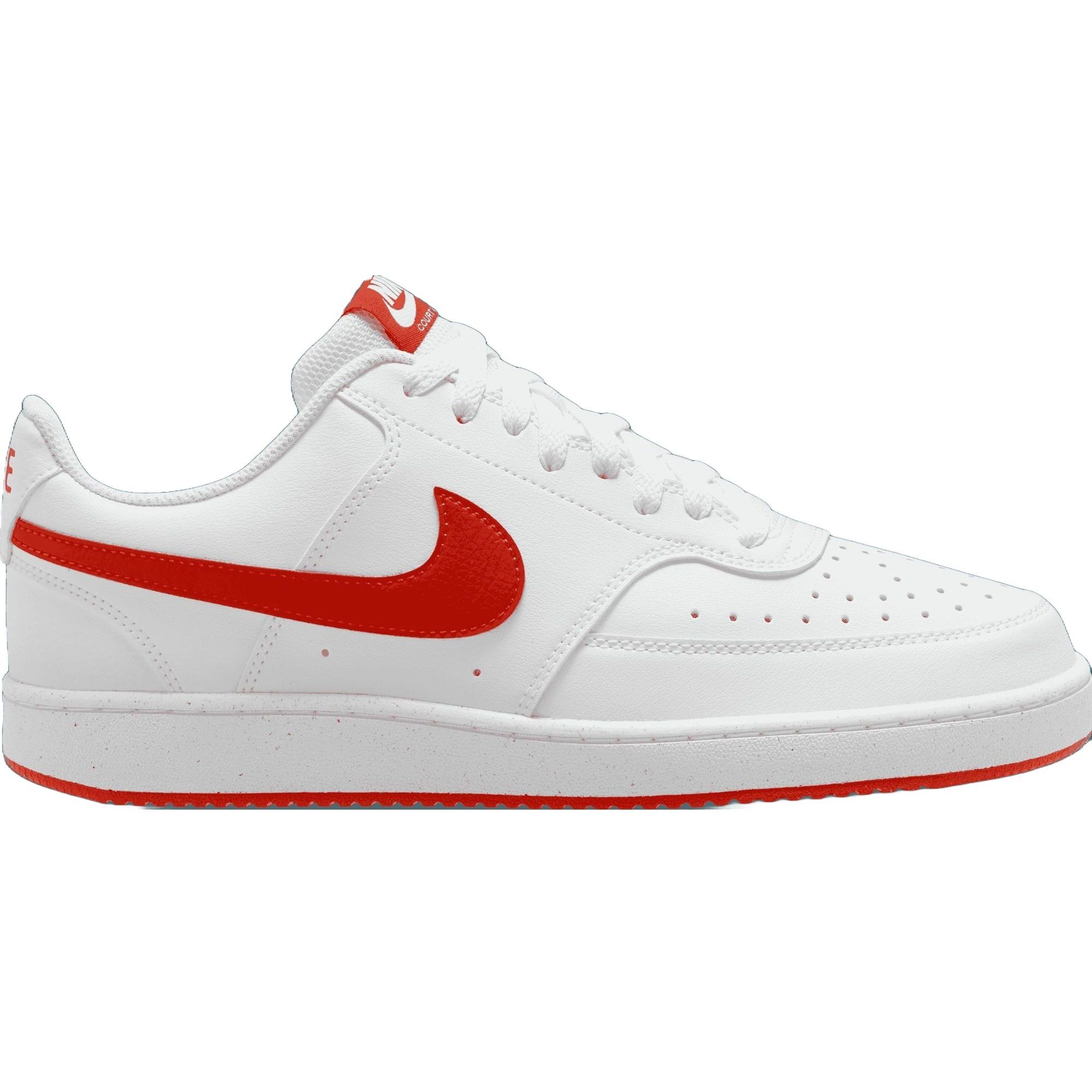 Nike Nike Court Vision Low Next Nat Sneaker low WHITE/UNIVERSITY RED ...