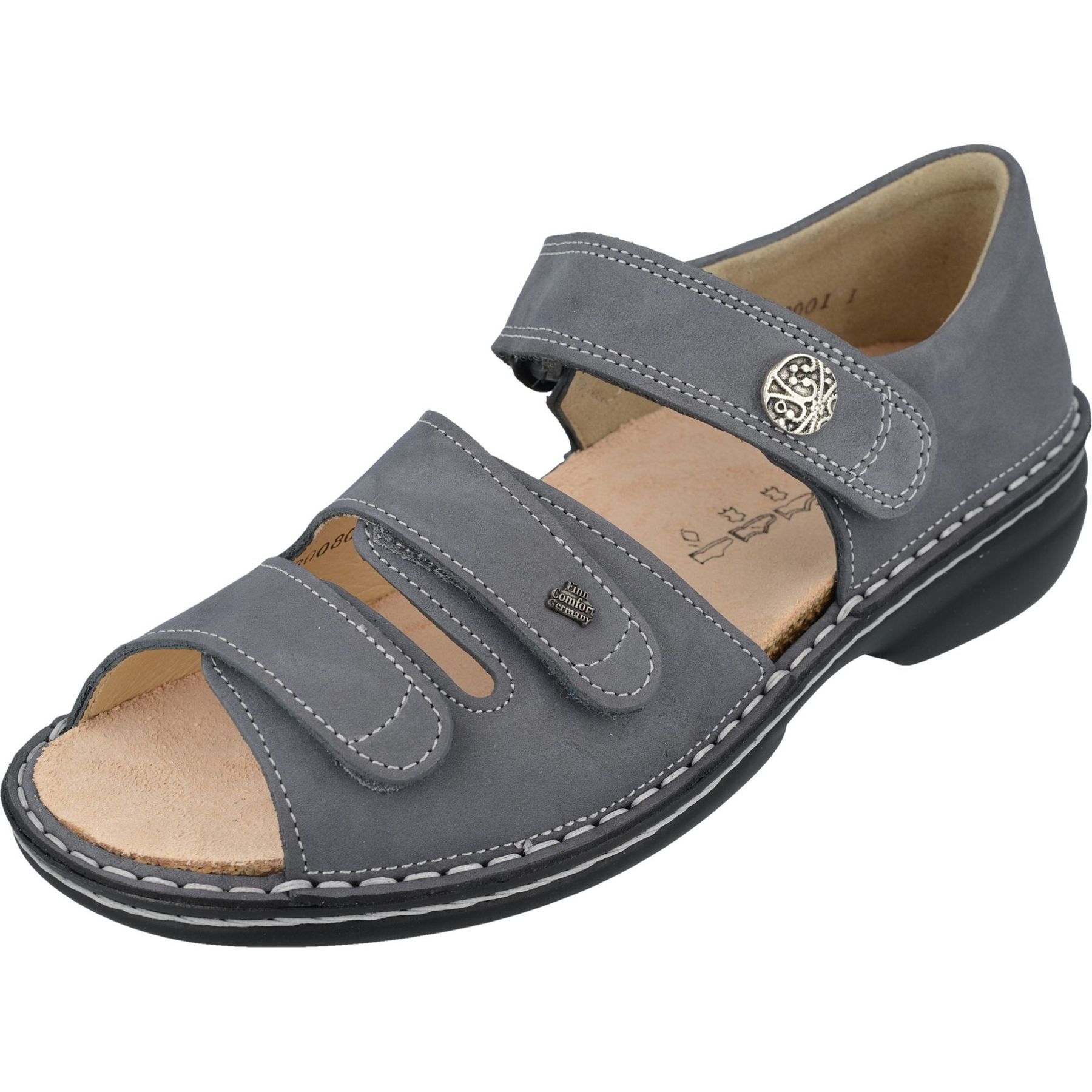 Finn Comfort 02565 Adelaide Riemchensandalen grey patagonia jetzt bei ...