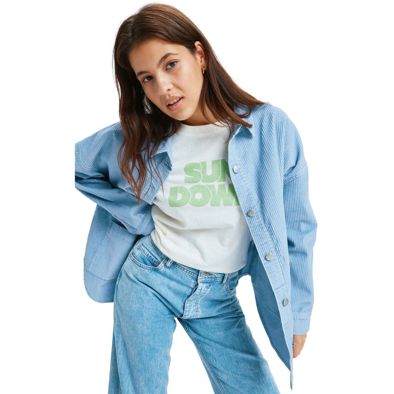 Roxy Kick back washed Cord Jacken blue blizzard jetzt bei Berger kaufen