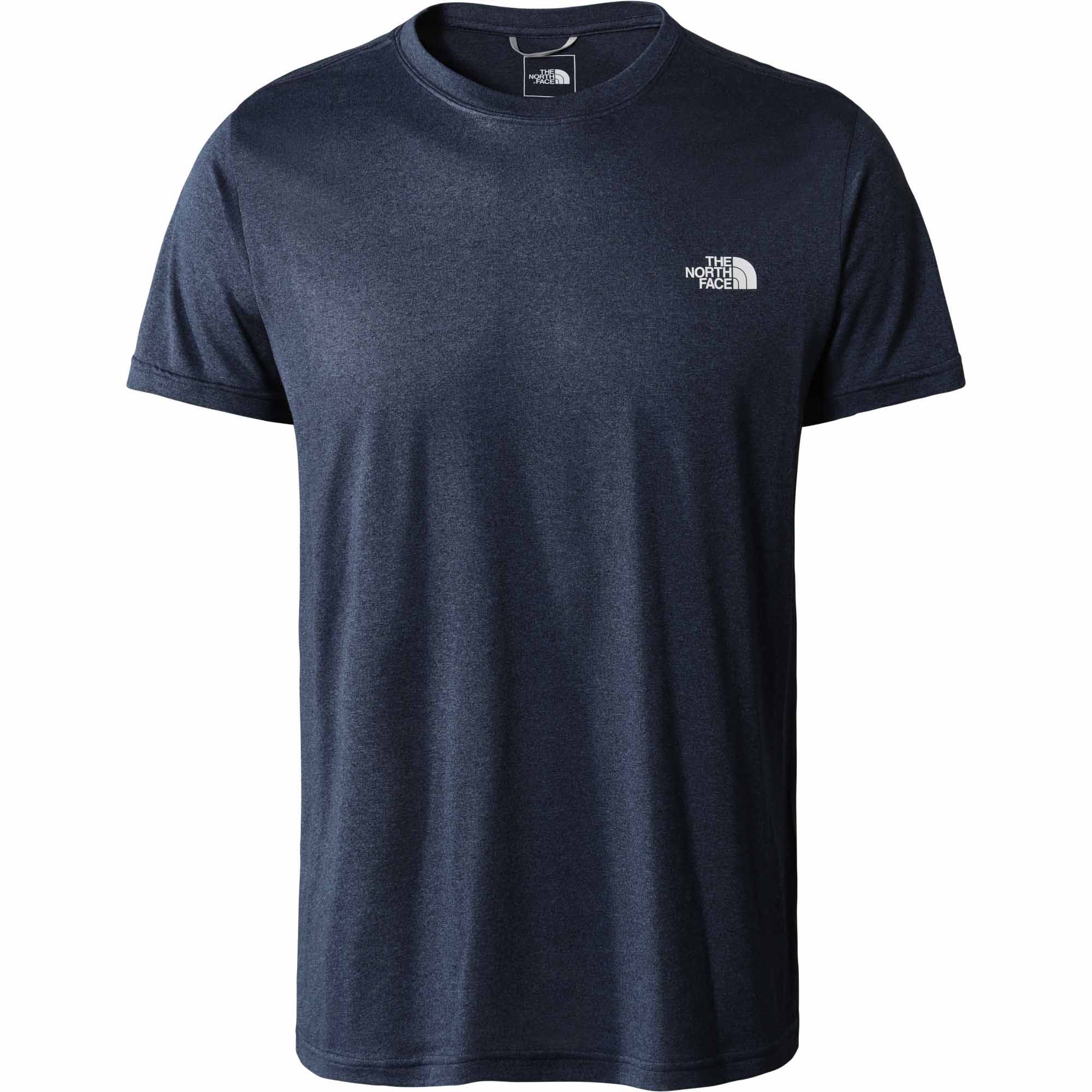 The North Face M Reaxion Amp Crew T-Shirts shady blue heather jetzt bei ...
