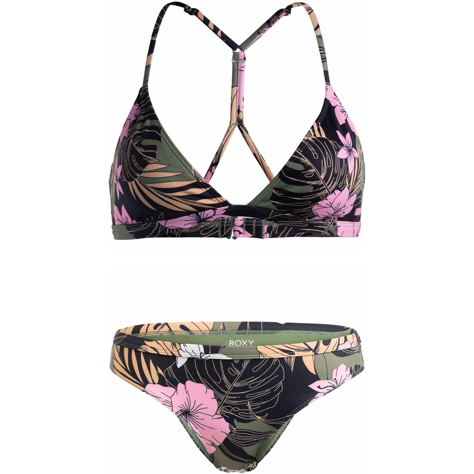 Roxy Roxy Pro the Cut Back Fixedtri SET Bikinis anthracite classic pro ...